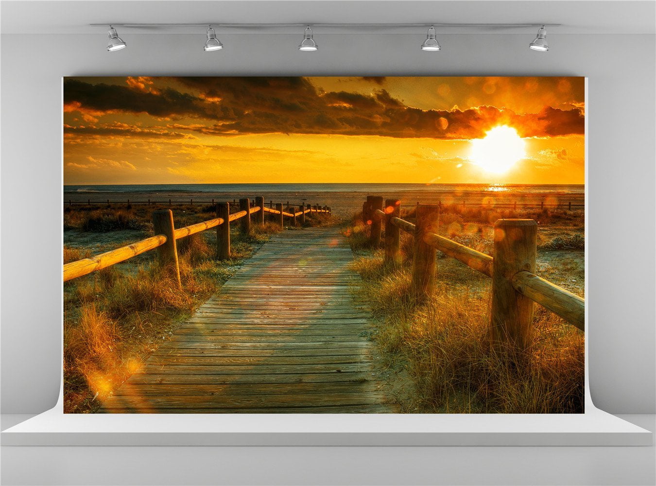 GreenDecor Sunset Backdrops for Photography Nature Scenic Fantasy Sky ...