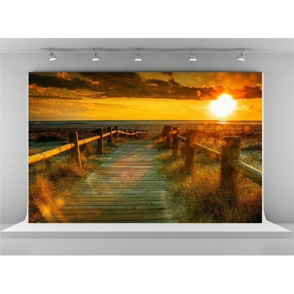 GreenDecor Sunset Backdrops for Photography Nature Scenic Fantasy Sky ...