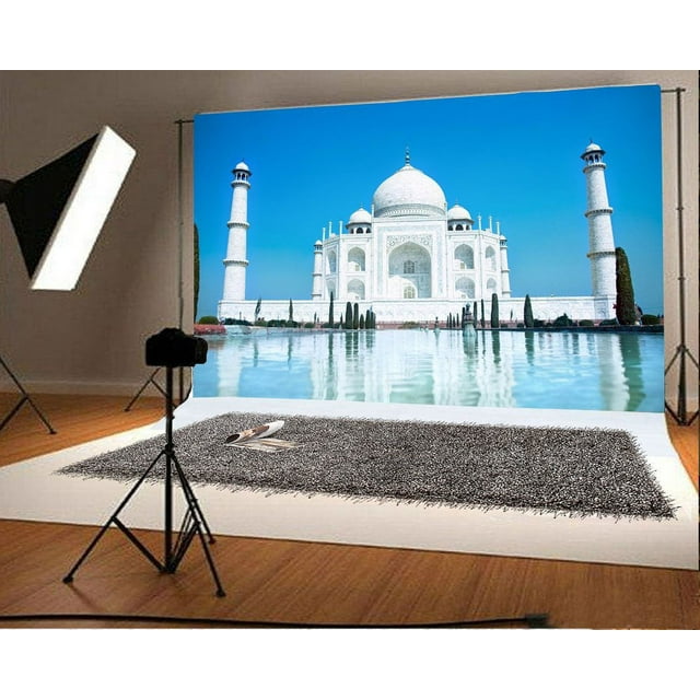 GreenDecor Taj Mahal Backdrop 7x5ft Photography Background Indian ...