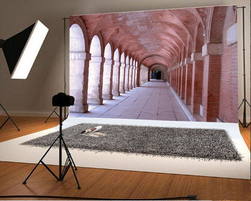 GreenDecor Vintage Brick Building Backdrop 7x5ft Photography Background ...