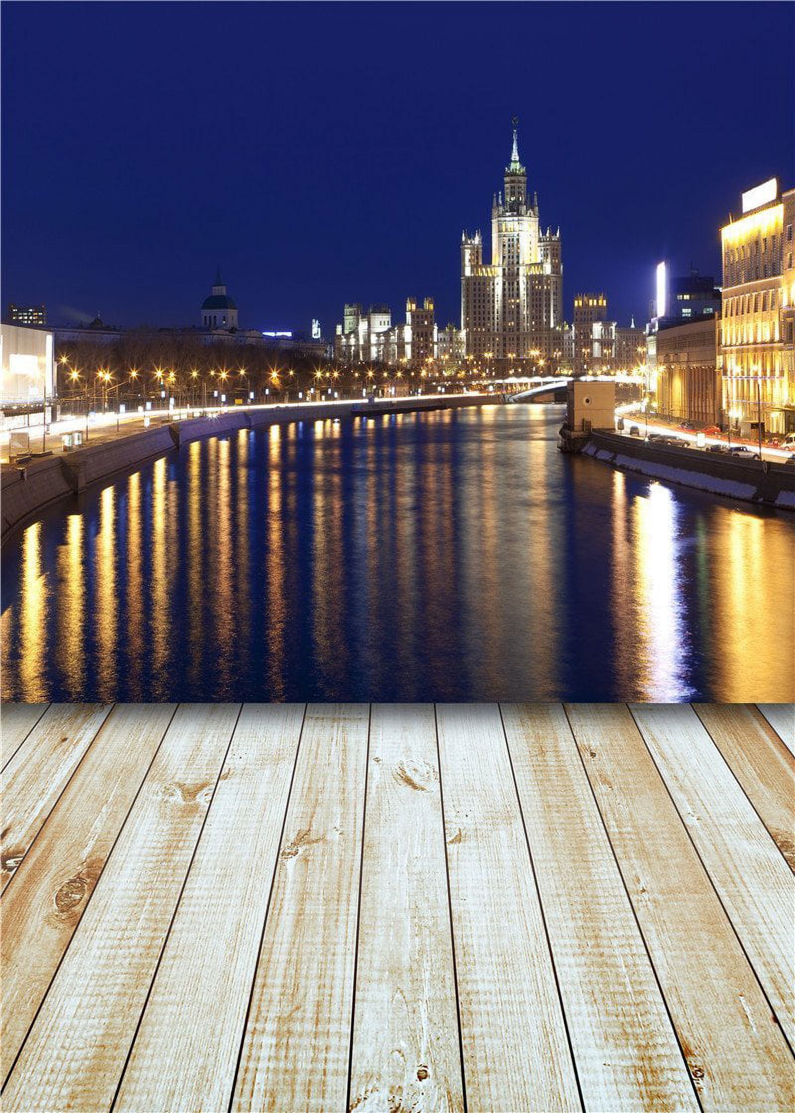 GreenDecor Water Photography Background House Photo Backdrops Wooden ...