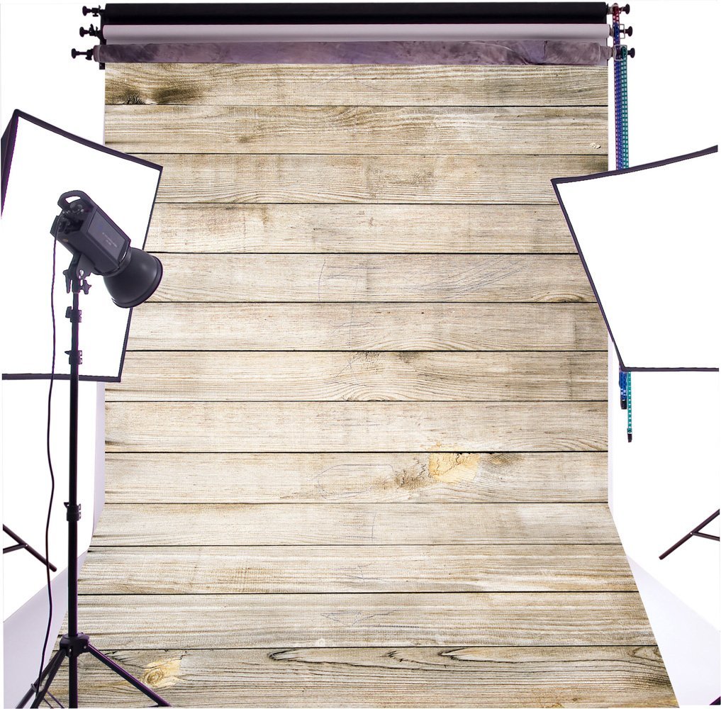 GreenDecor Wooden theme 5X7ft Indoor Studio Photography Background ...