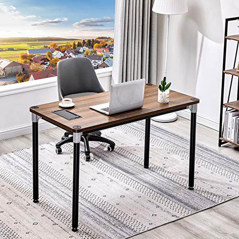 GreenForest Computer Desk 47" Home Office Writing Small Desk, Modern ...