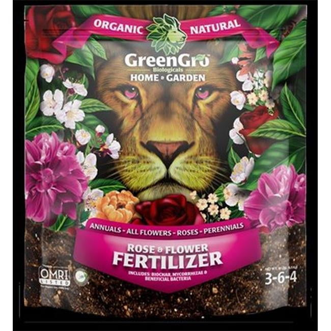 GreenGro 10 lbs Home & Garden Rose & Flower Fertilizer - Walmart.com