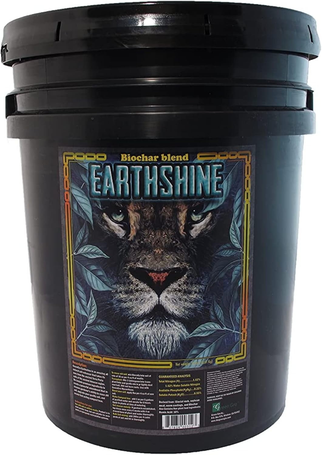 GreenGro Earthshine - Biochar & Humic Acid Blend/Activated Charcoal ...
