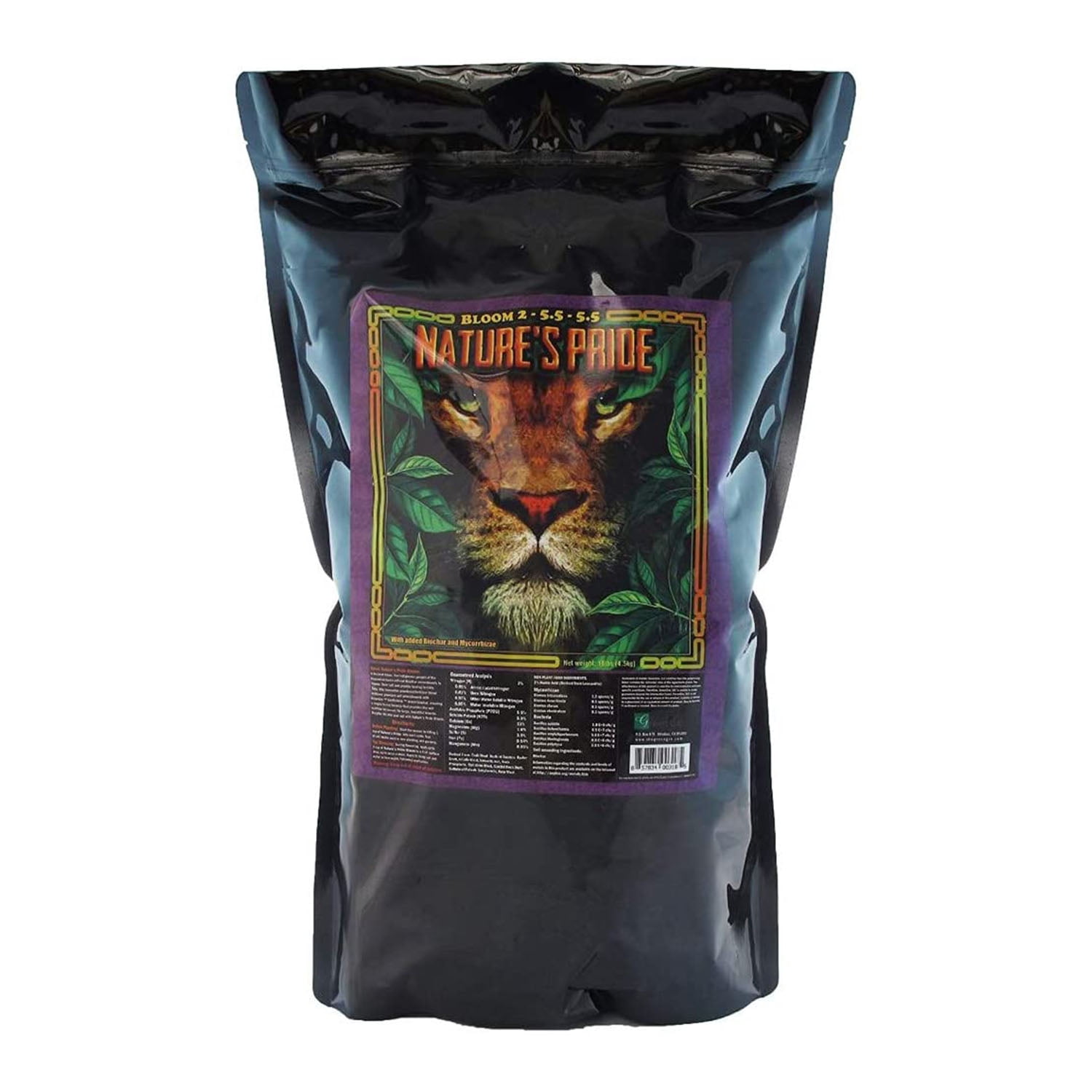 GreenGro Nature's Pride Bloom Fertilizer with Biochar & Mycorrhizae, 10 ...