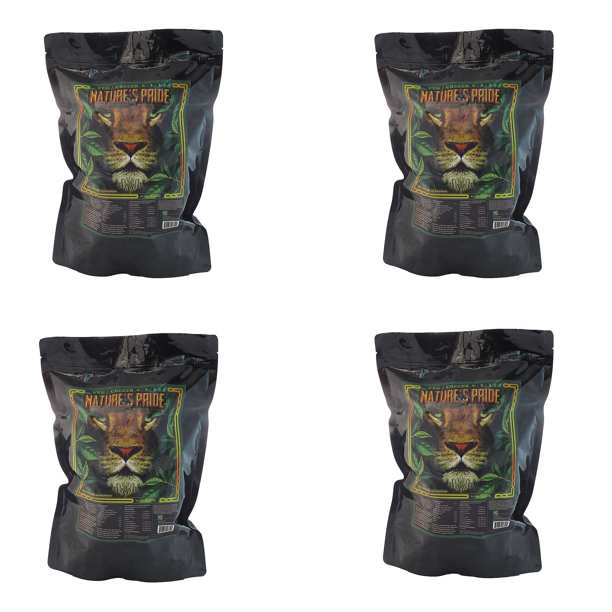 GreenGro Nature's Pride Plant Fertilizer w/ Biochar & Mycorrhizae, 5 Lb ...