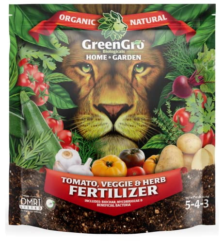 GreenGro Veggie, Herb, & Tomato Fertilizer - Outdoor & Indoor Plant ...