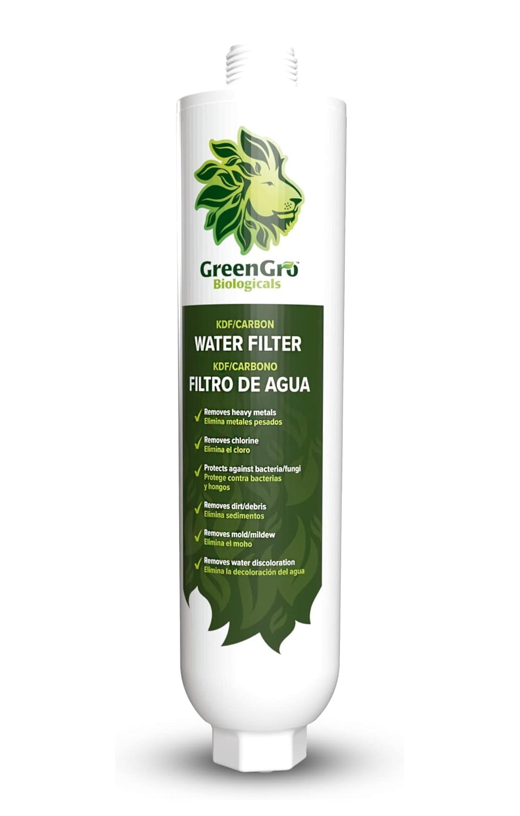 GreenGro Water Filter - Removes Chlorine & Heavy Metals That Can Harm ...