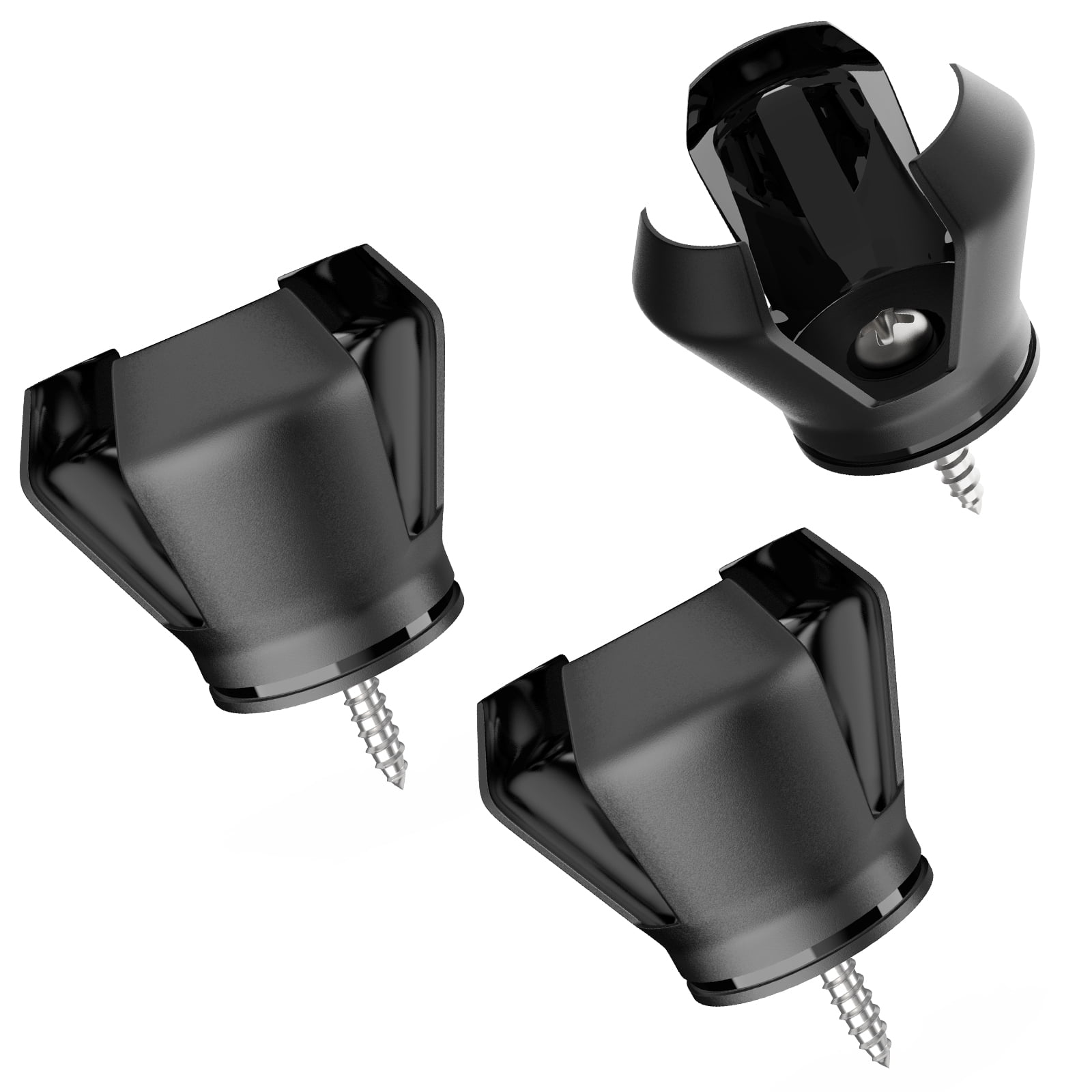 GreenHaven 3-Prong Golf Ball Pick Up Retriever Grabber Black Back Saver ...