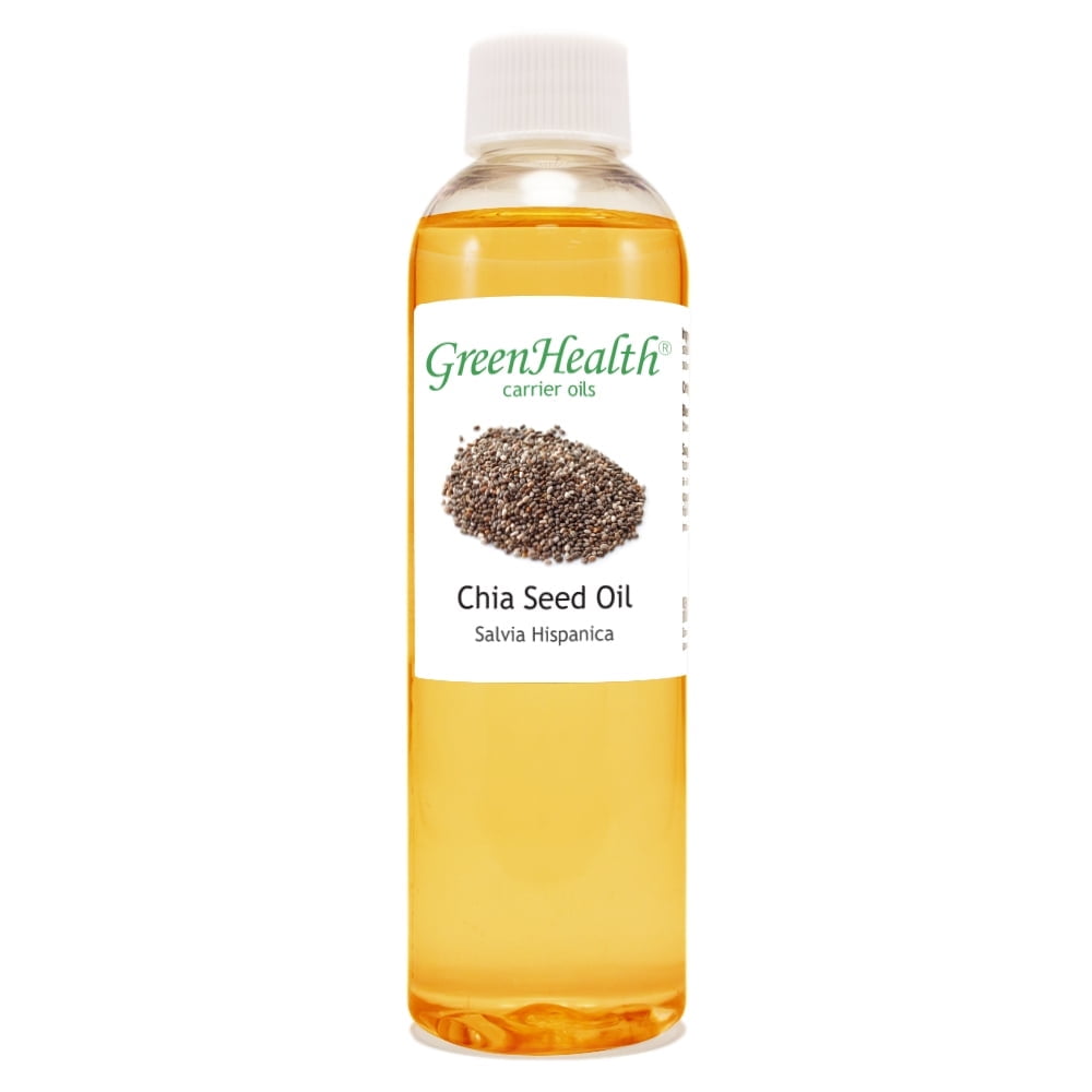 GreenHealth Chia Seed Carrier Oil 4 fl oz Clear Plastic Bottle w/ Cap ...