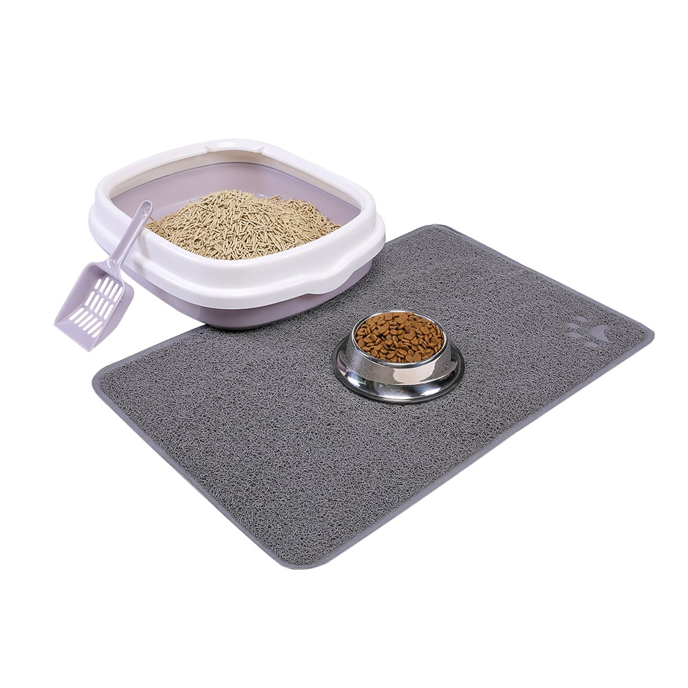 GreenJoy Cat Open Top Litter Box with Lid, Cat Litter Mat, Lifter Scoop ...