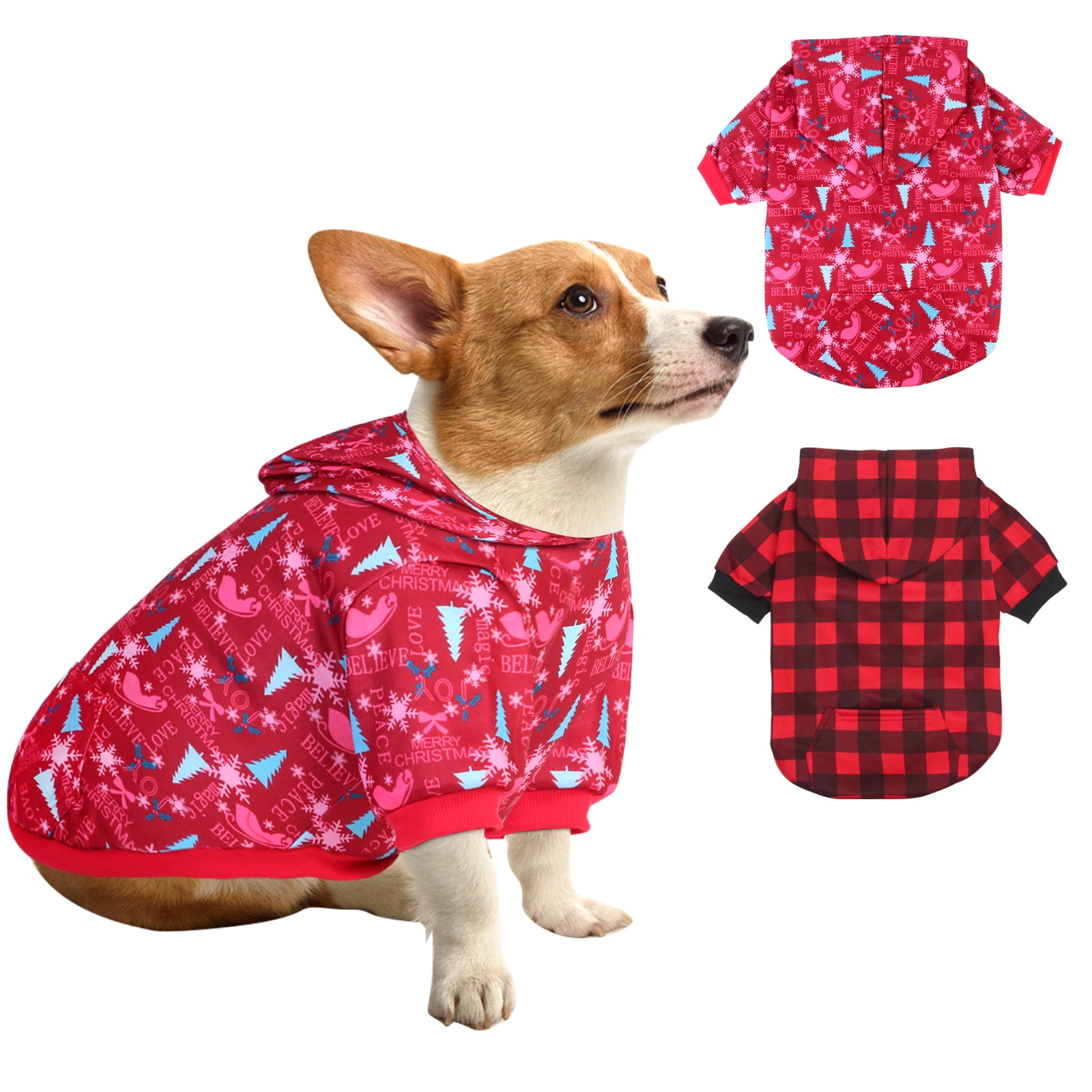 GreenJoy Dog Hoodie Sweatshirt Sweater for Extra Small Dogs Cat Puppy ...