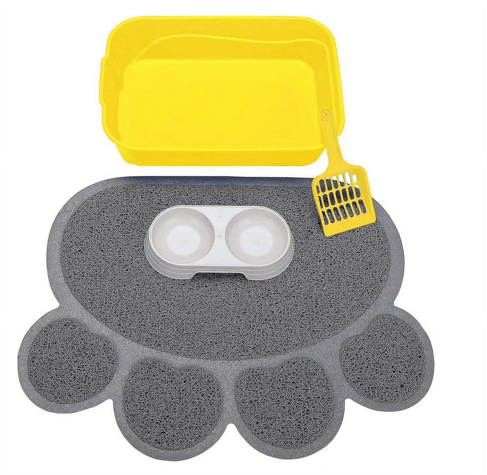 GreenJoy Pet Safe Kitty Litter Box Starter Kit - Small Cat Litter Pan ...