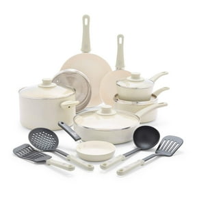 Thyme & Table 32-Piece Cookware & Bakeware Nonstick Set, Sand - Walmart.com