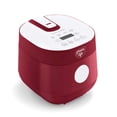 GreenLife 4 Cups Cooked, 2 Cups Uncooked Rice Cooker, Red - Walmart.com
