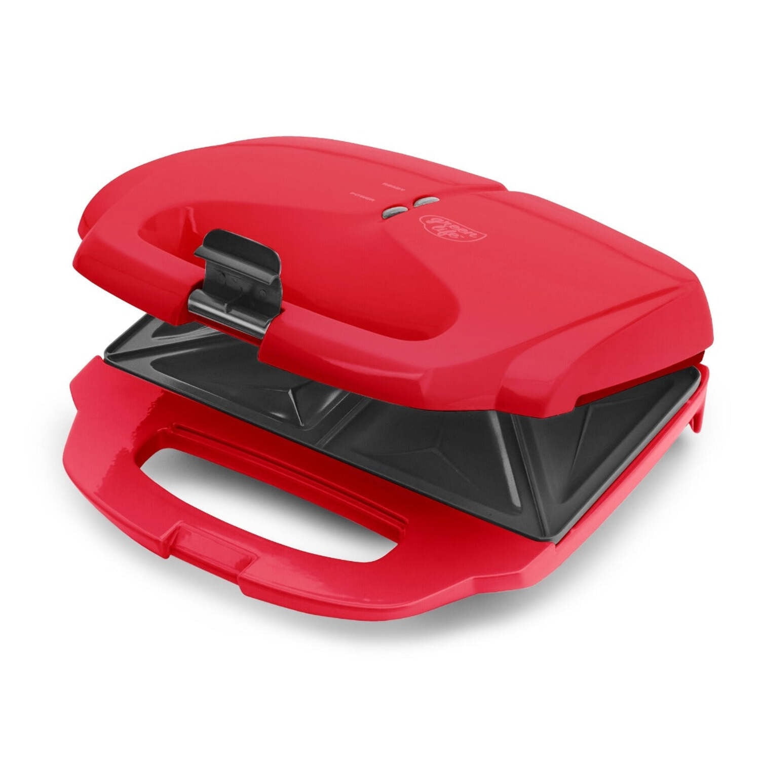 GreenLife Sandwich Maker | Red - Walmart.com