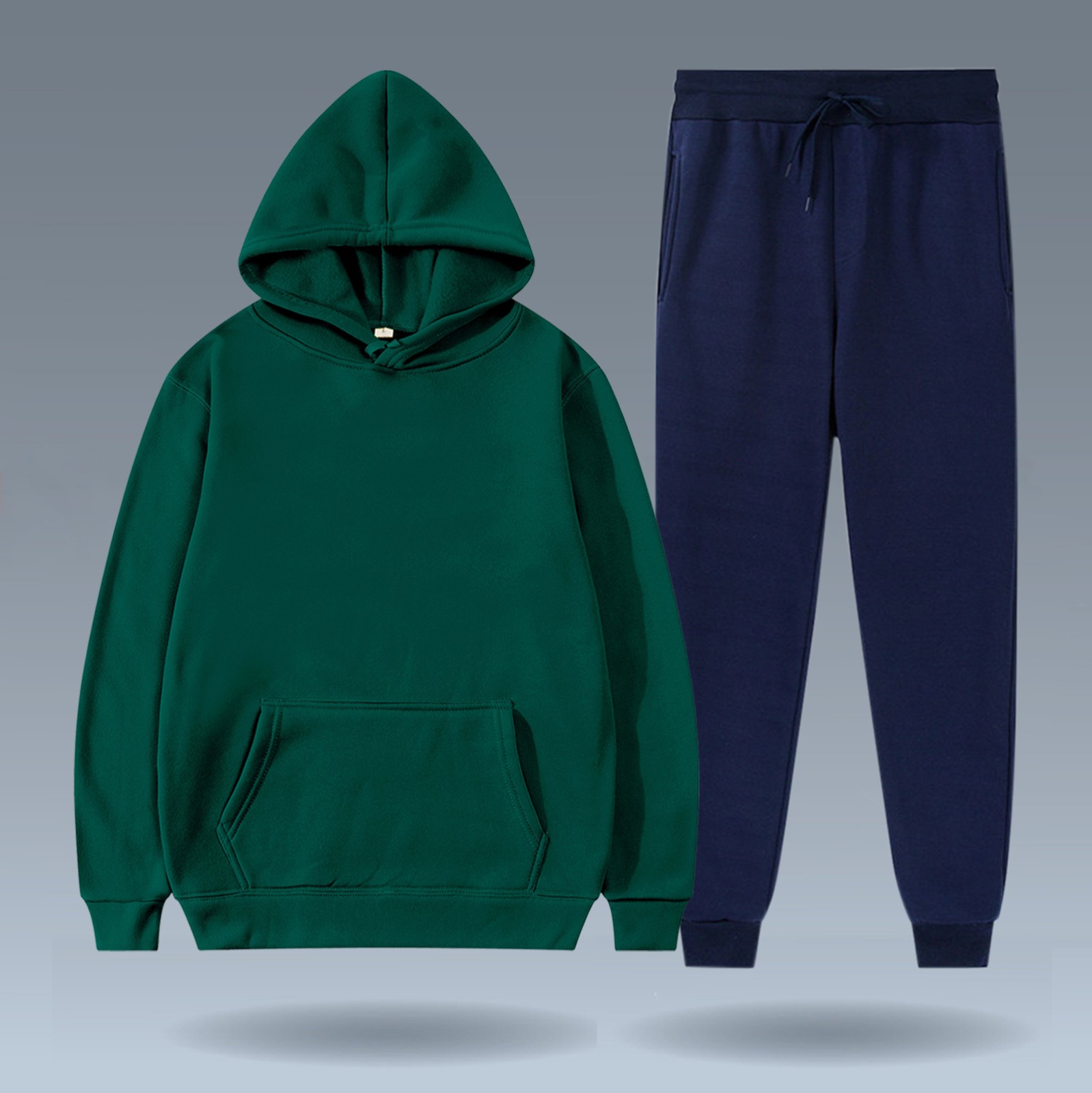 GreenMen's and Women's Spring Autumn and Winter Warm Solid Color ...