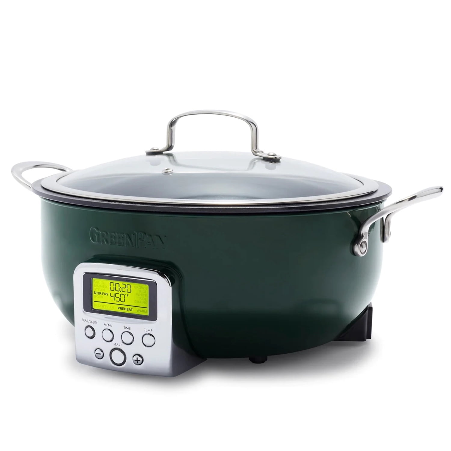 GreenPan Elite 6-Quart Essential Smart Skillet | Ponderosa Pine ...