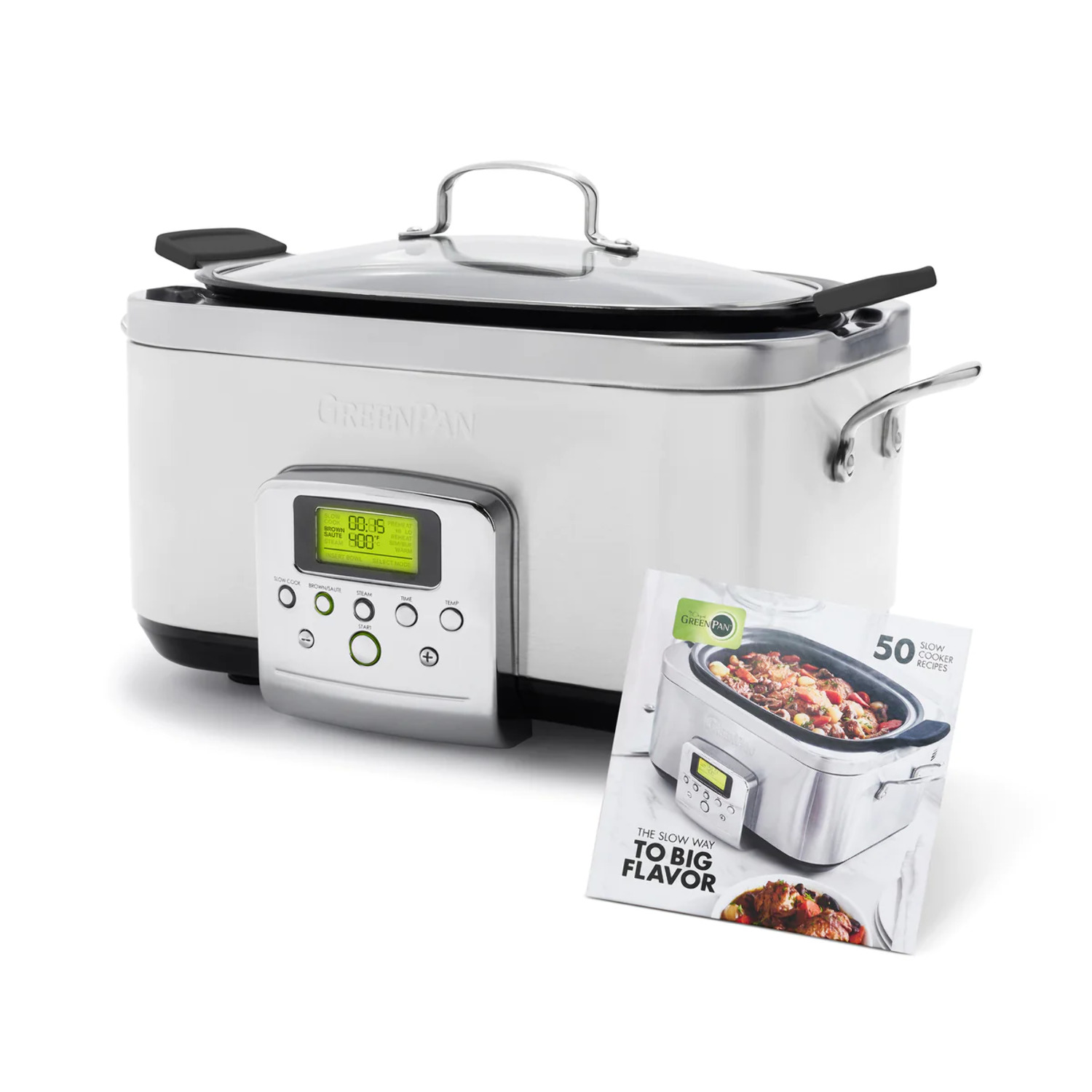 GreenPan Elite 6-Quart Slow Cooker | Cloud Cream - Walmart.com