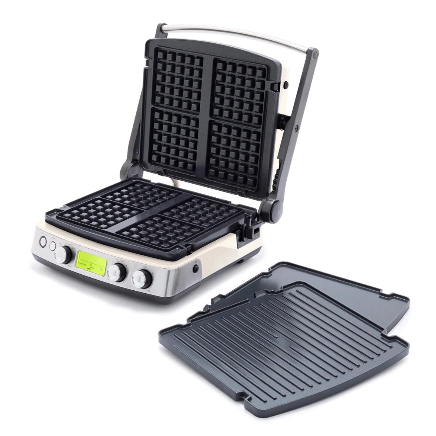 GreenPan Elite Multi Grill, Griddle & Waffle Maker | Cloud Cream ...