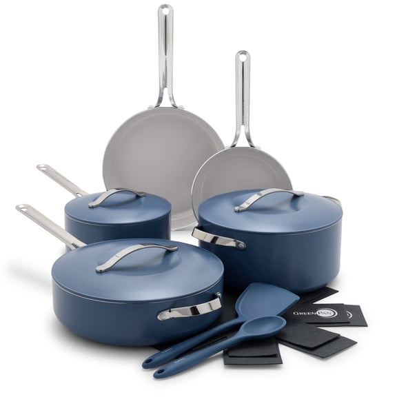 NuWave Professional 9 Pieces Induction Cookware Set, Heavy-Duty Tri-Ply ...