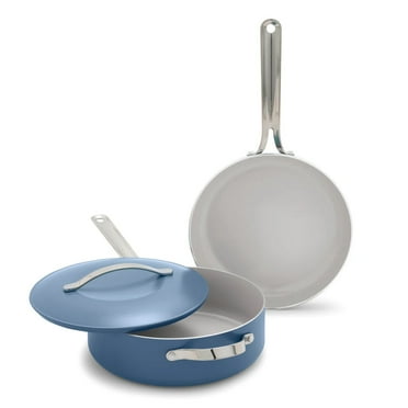 Martha Stewart Everyday Charlemont 12-Piece Aluminum Cookware Set, Teal ...