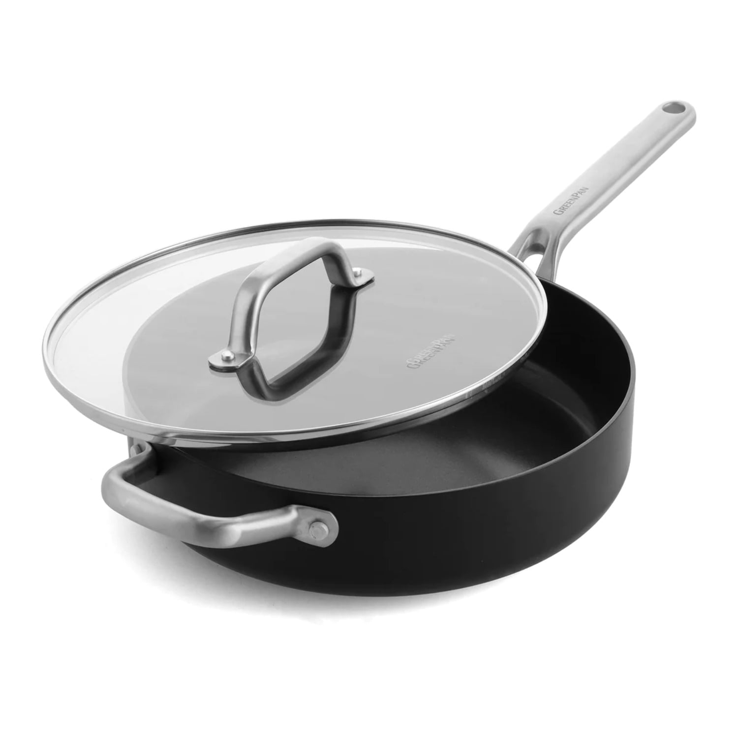 Free Shipping! GreenPan Omega Ceramic Nonstick 4.5-Quart Sauté Pan with ...