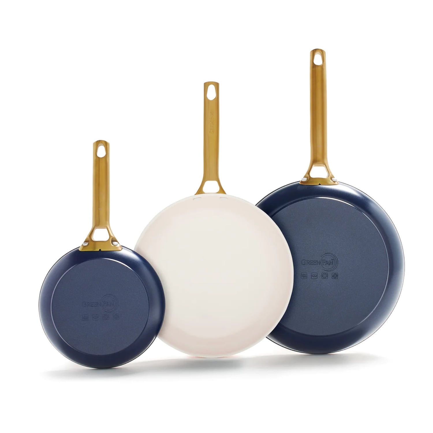 GreenPan Reserve Ceramic Nonstick 8", 10" and 12" Frypan Set | Twilight ...
