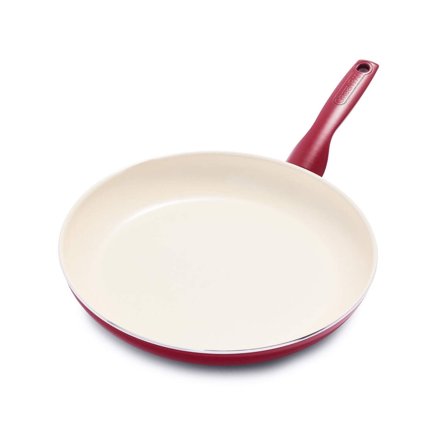 "GreenPan Rio Ceramic Non-Stick 12"" Oven Safe Frypan in Red" - Walmart.com