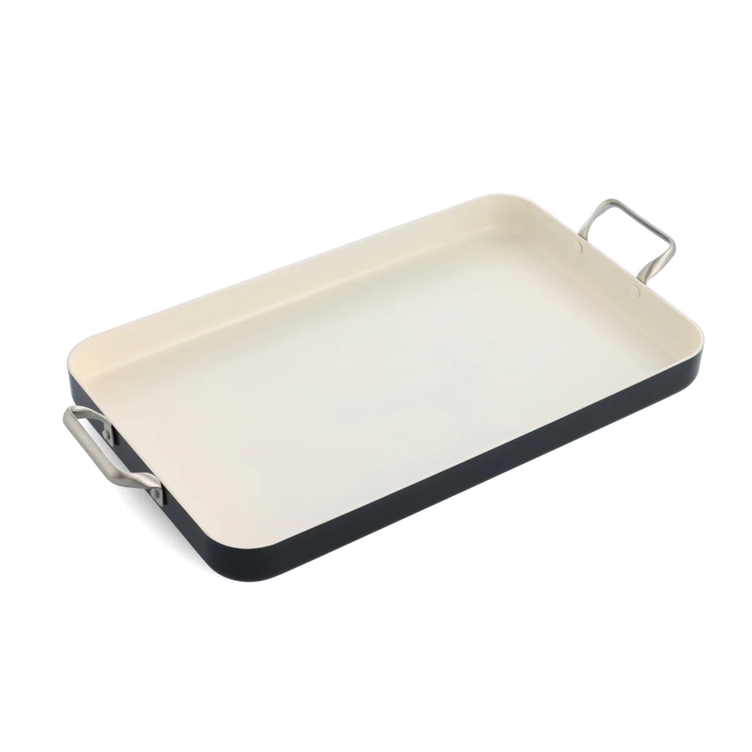 GreenPan Rio High Ceramic Double Griddle | Black - Walmart.com