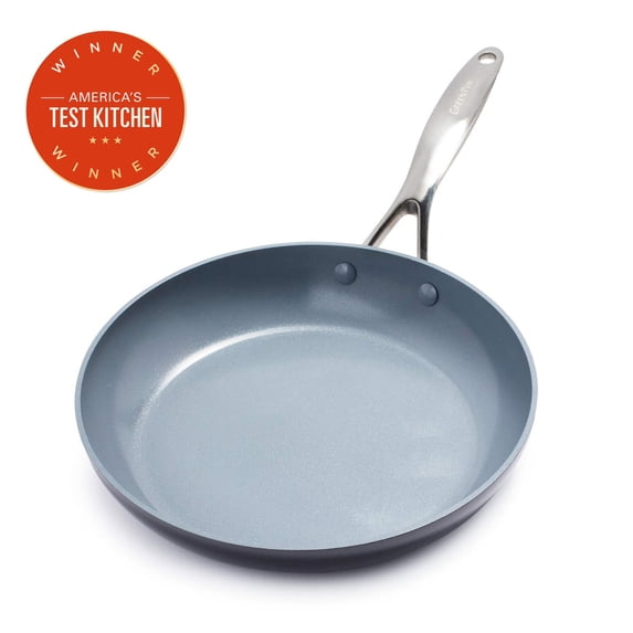 GreenPan Valencia Pro 11-Inch Fry Pan, Hard Anodized Non-Stick Ceramic ...