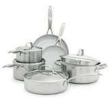 GreenPan, Cookware Set, 10Pc Venice Pro Ceramic Non-Stick with Lids ...