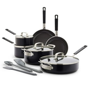 GreenPan 11-Piece Valencia Pro Ceramic Nonstick Cookware Set, Induction ...