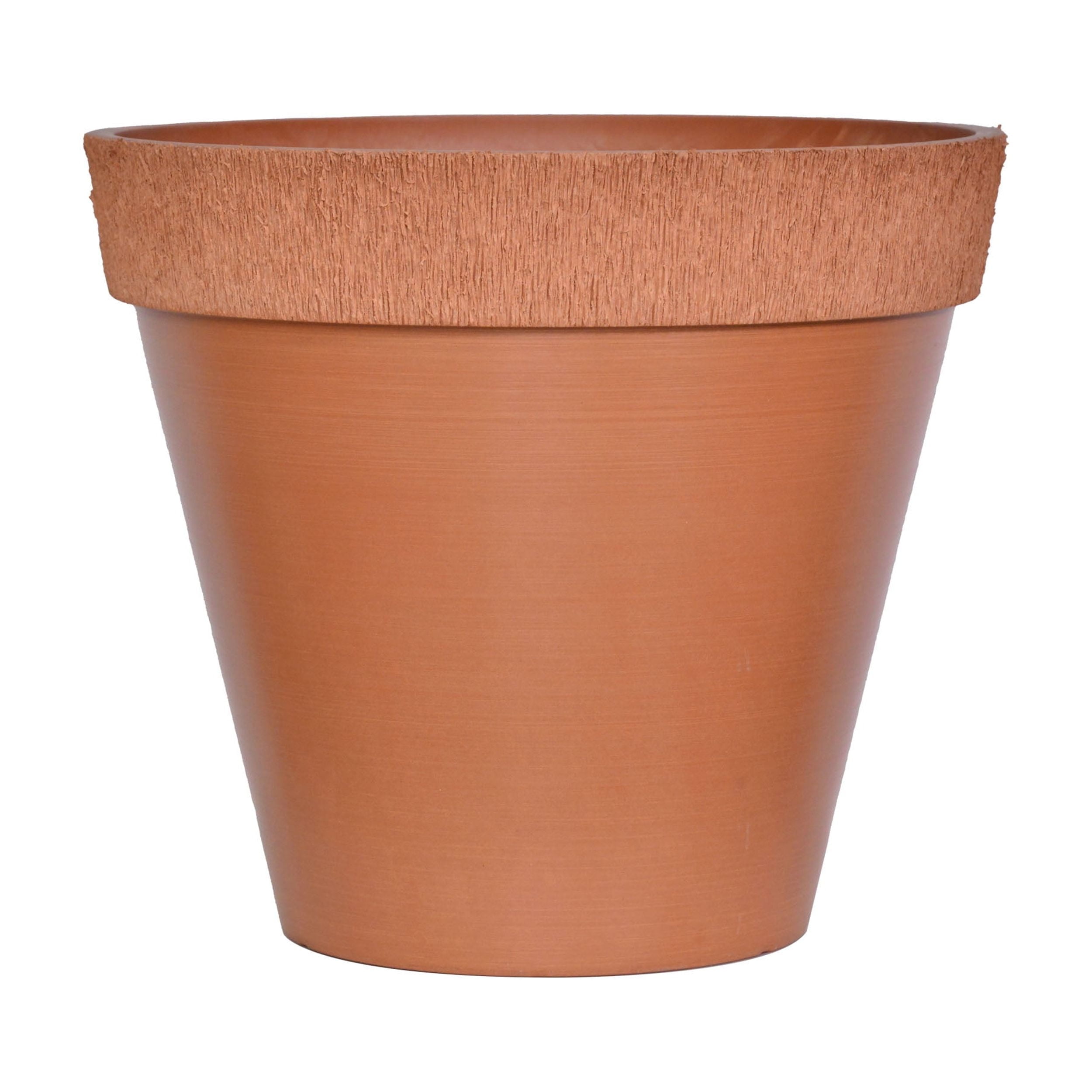 GreenShip 16 Inch Classic Rim Planter with Drainage, Indoor Outdoor ...