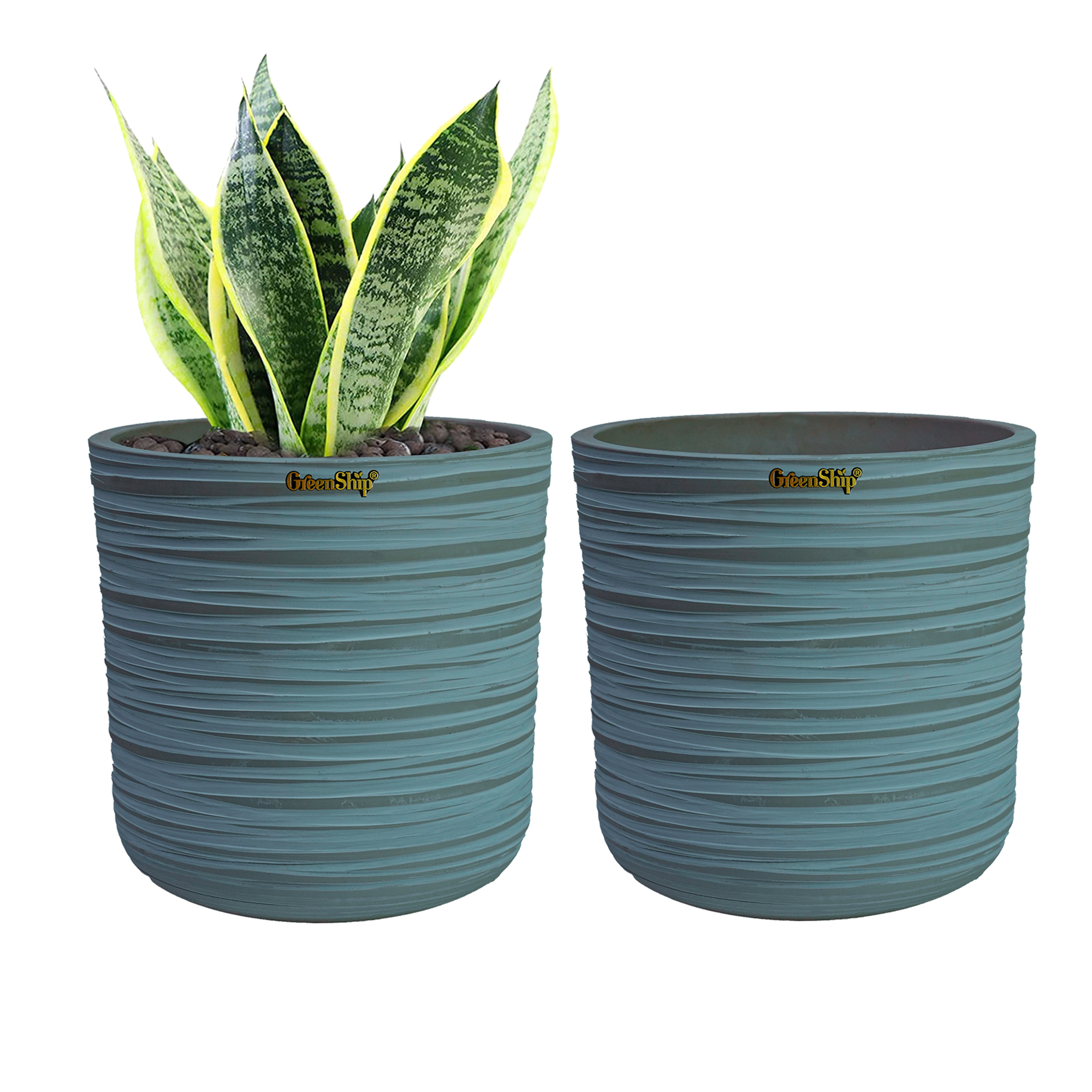 QCQHDU Plant Pots Set of 2 Pack 6.5 inch,Planters for Indoor Plants ...