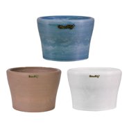 Porto Plant Pots - Matt Black Ceramic Jar Design Plant Pots Indoor ...