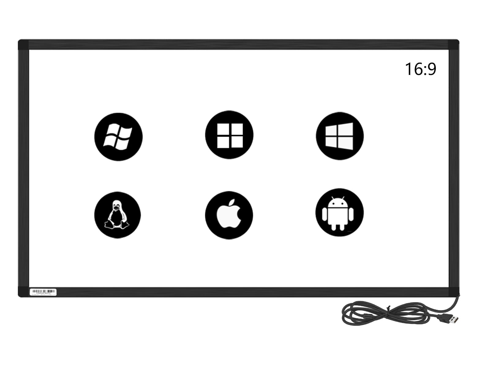 GreenTouch 55" 10 Points IR Touch Frame Infrared Touch Screen Without ...