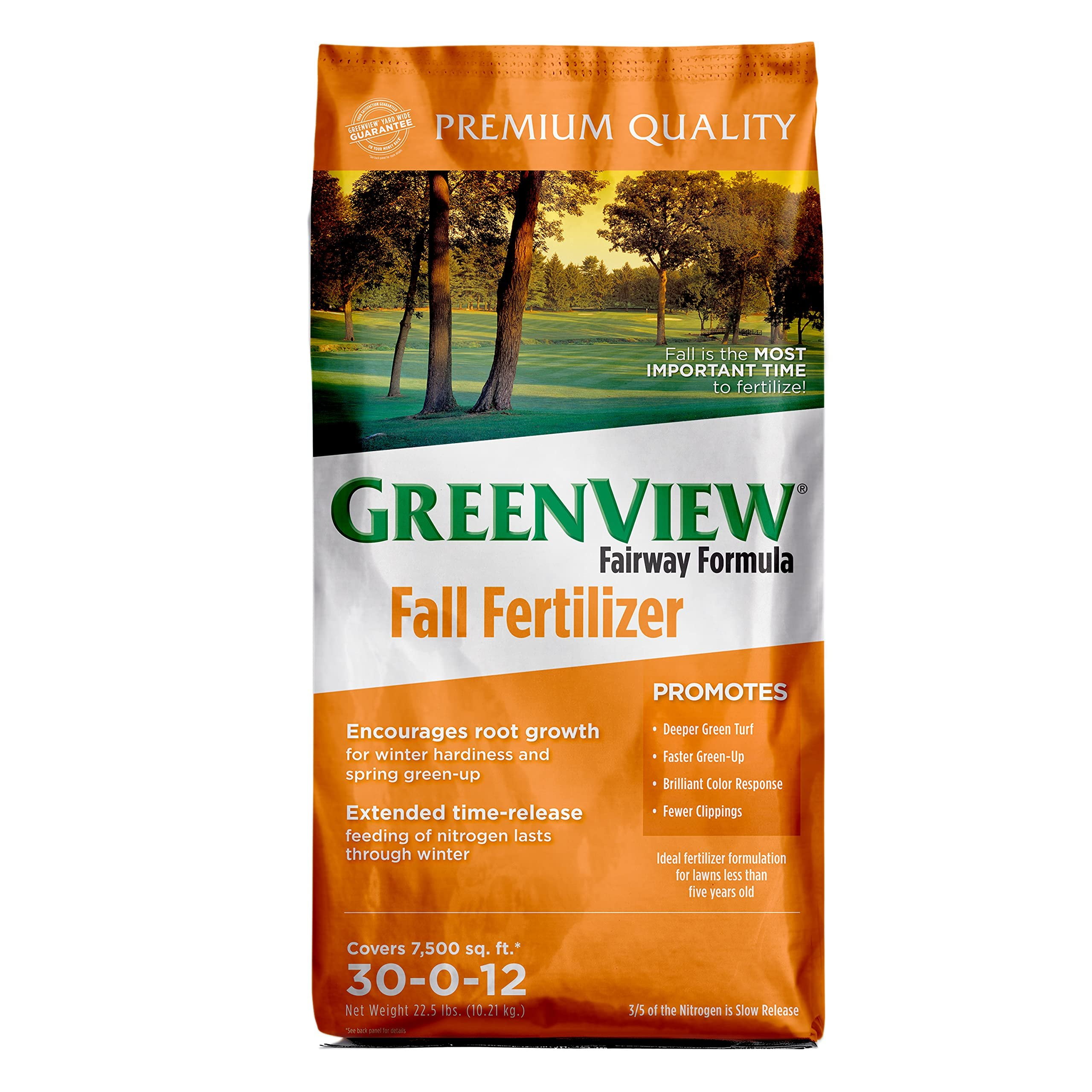 GreenView 2129858 Fertilizer Fall Lawn Food, Multi - Walmart.com