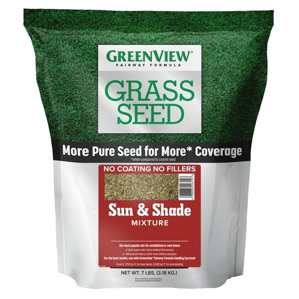 GreenView Fairway Formula Grass Seed Sun & Shade Mixture - 7 lbs ...