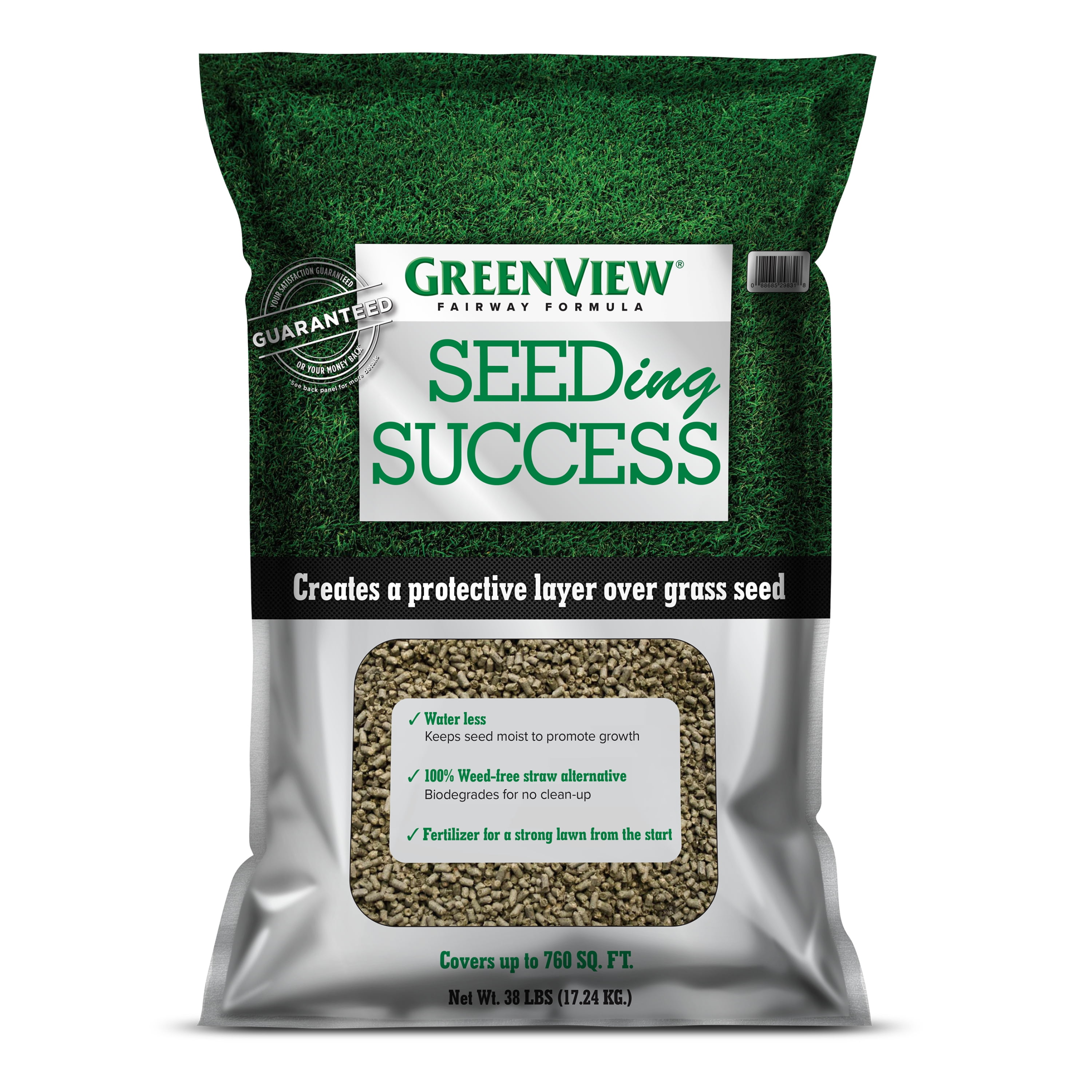 GreenView Fairway Formula Seeding Success Biodegradable Mulch + Starter ...