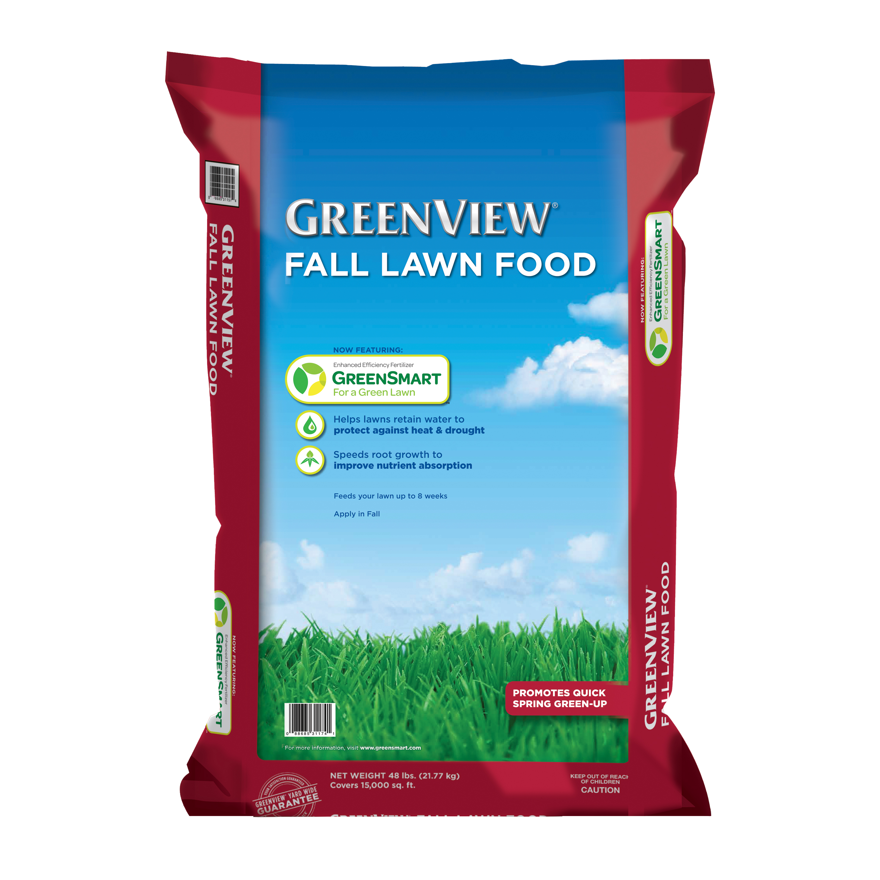 Lesco 24-2-11 + 6% Iron St. Augustine Lawn Fertilizer for Southern Turf ...
