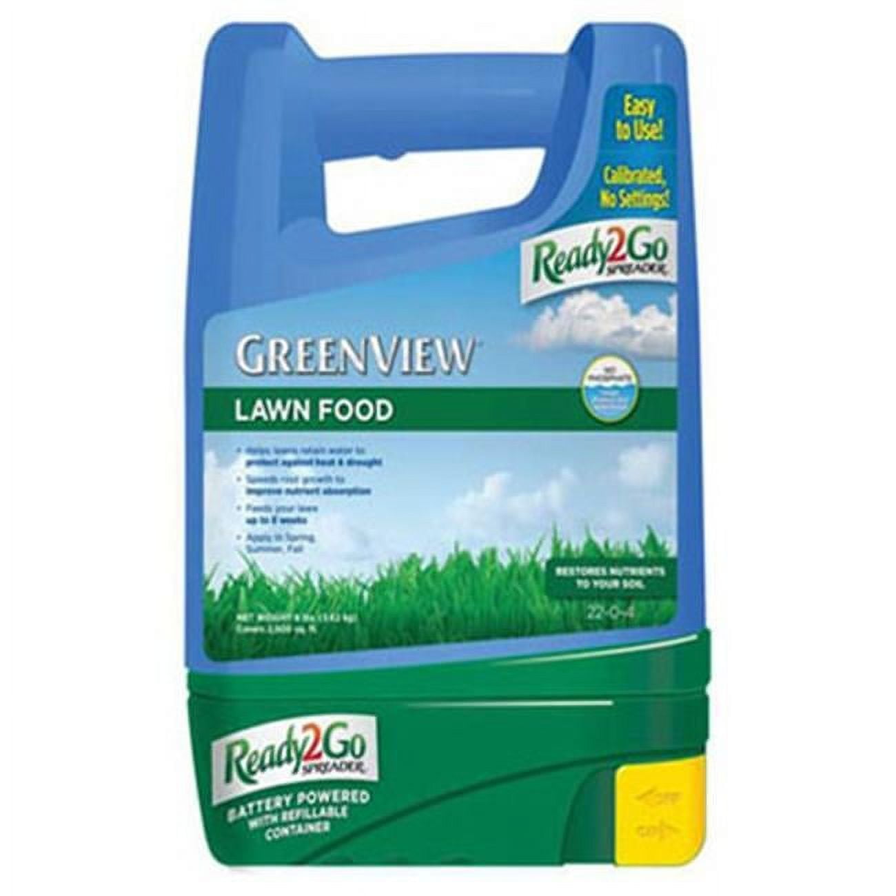 GreenView Lawn Food with integrated Ready2Go Spreader - 8 lb. Covers ...