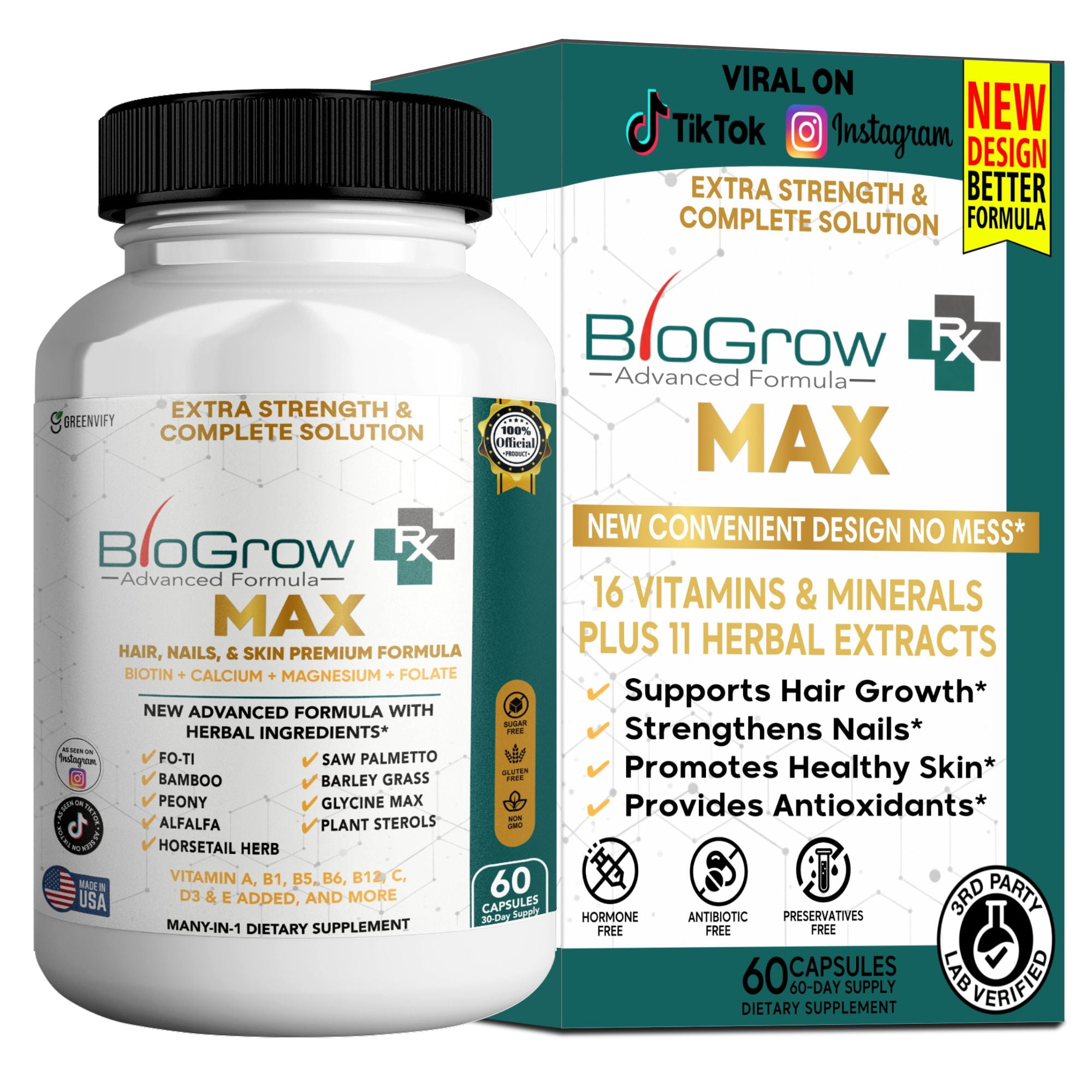 GreenVify BioGrow Advanced Formula Max – Daily Nutrient & Wellness ...