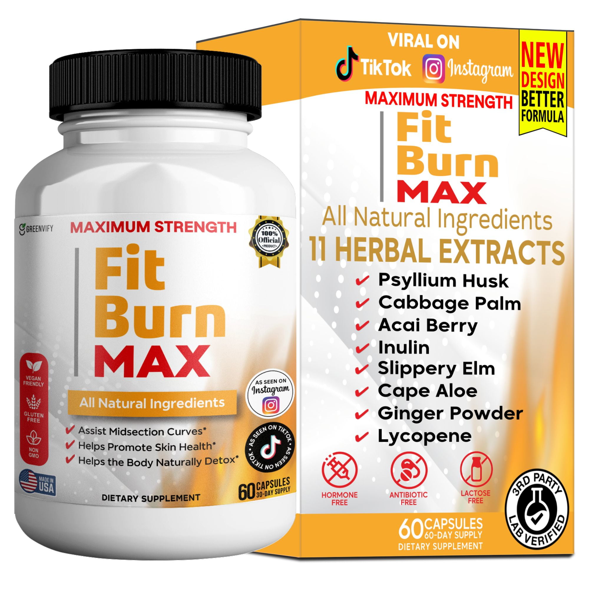 GreenVify Fit Burn Max – Herbal Metabolism & Active Lifestyle Support ...