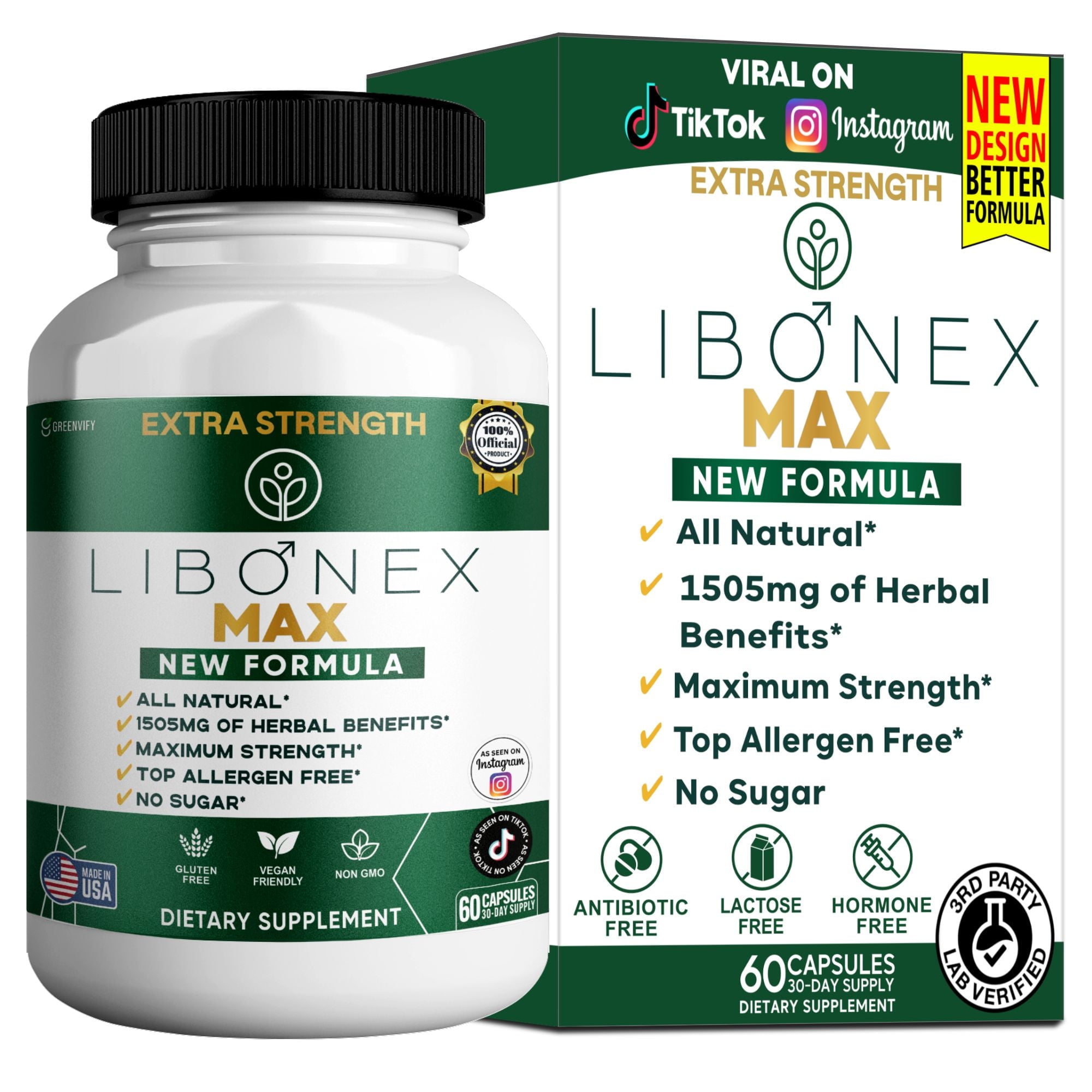 GreenVify Libonex Max – Adult Vitality & Support Formula - Walmart.com