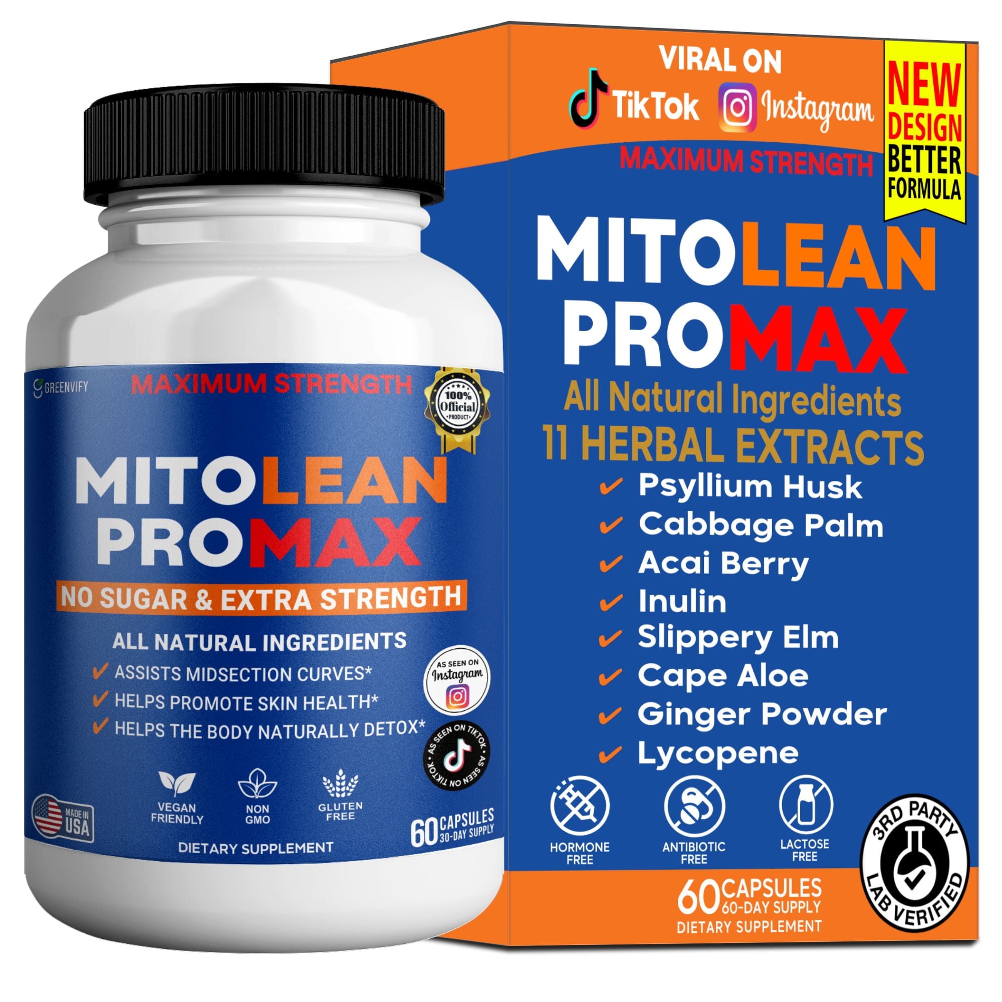 GreenVify Mito Lean Pro Max – Daily Metabolism & Energy Support ...