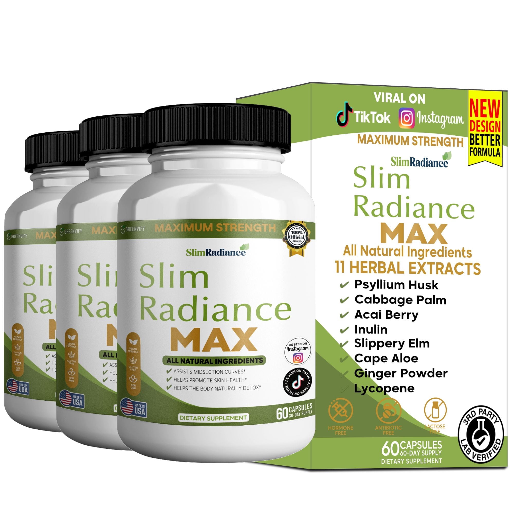 GreenVify SlimRadiance Max – Metabolic & Daily Wellness Support Formula ...