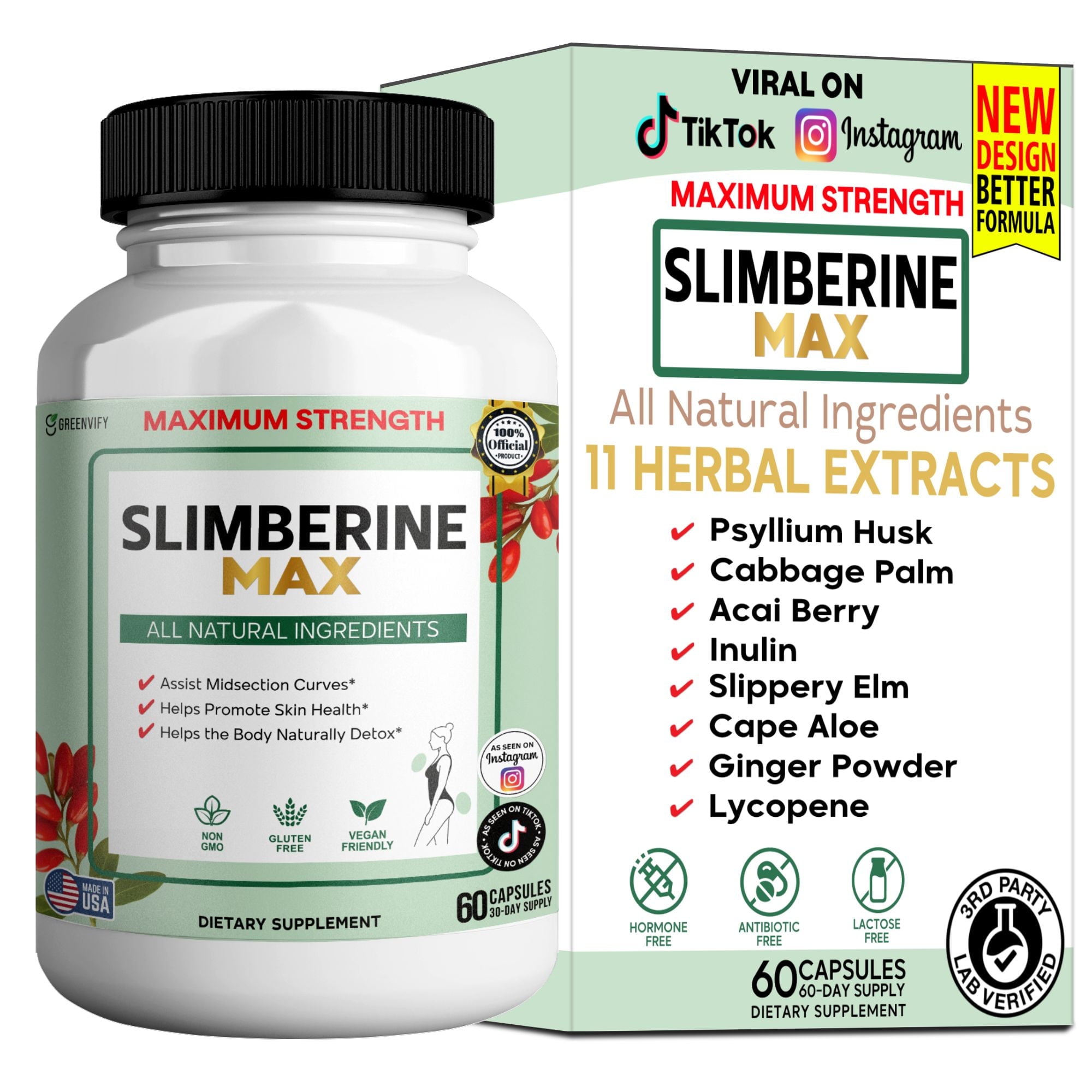 GreenVify Slimberine Max – Metabolic Health & Healthy Weight Management ...
