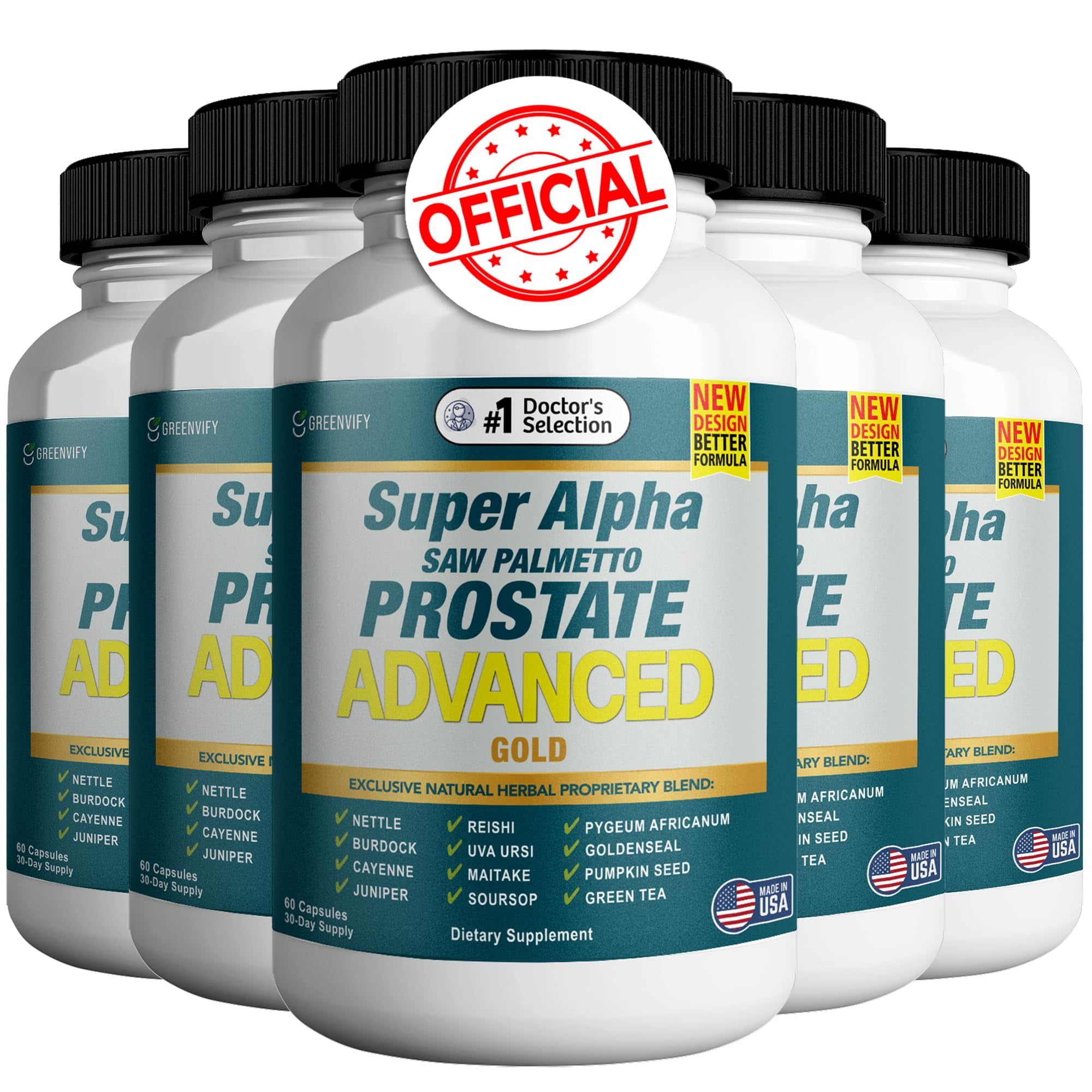 GreenVify Super Alpha Saw Palmetto Prostate Advanced - Prostate Health ...